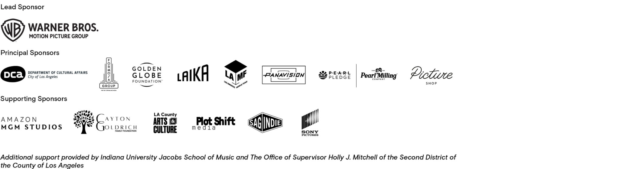 Project Involve - Film Independent